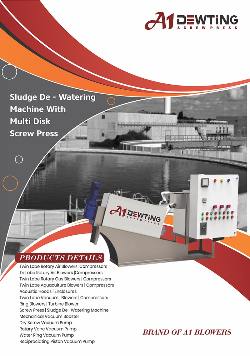 AIR BLOWER | Vacuum pump technology | Sludge dewatering technology